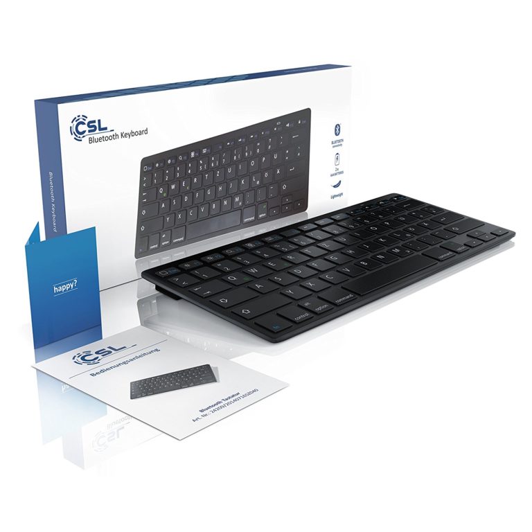 CSL – Bluetooth Slim Wireless Tastatur Test – Tastatur Test 24